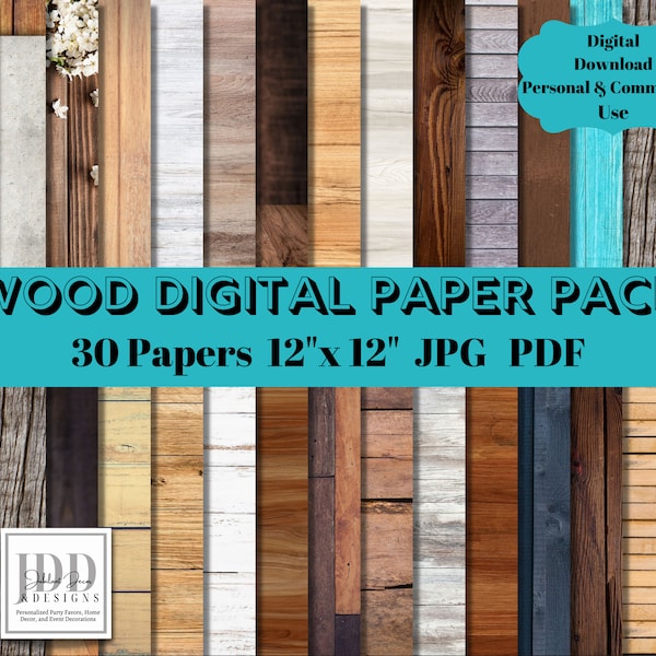 Wood Pdf Backgrounds - Etsy