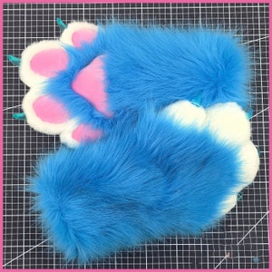 Custom Furry Cat Hand Hooves With Claws, Cosplay Furrysuit Paws for ...