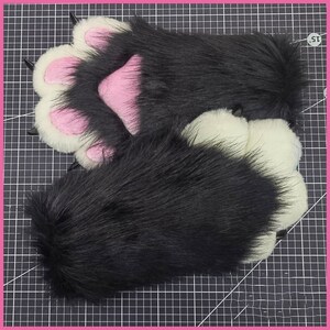 Custom Furry Cat Hand Hooves With Claws, Cosplay Furrysuit Paws for ...