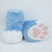 Purple Fursuit Cosplay Feetpaws Custom Fursuit Foot Cosplay Fluzzy ...