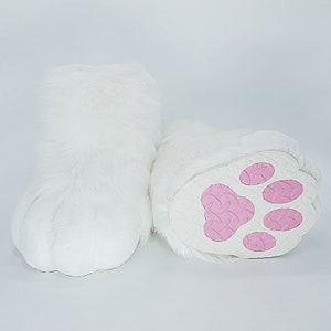 Purple Fursuit Cosplay Feetpaws Custom Fursuit Foot Cosplay Fluzzy ...