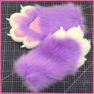 Custom Furry Cat Hand Hooves With Claws, Cosplay Furrysuit Paws for ...