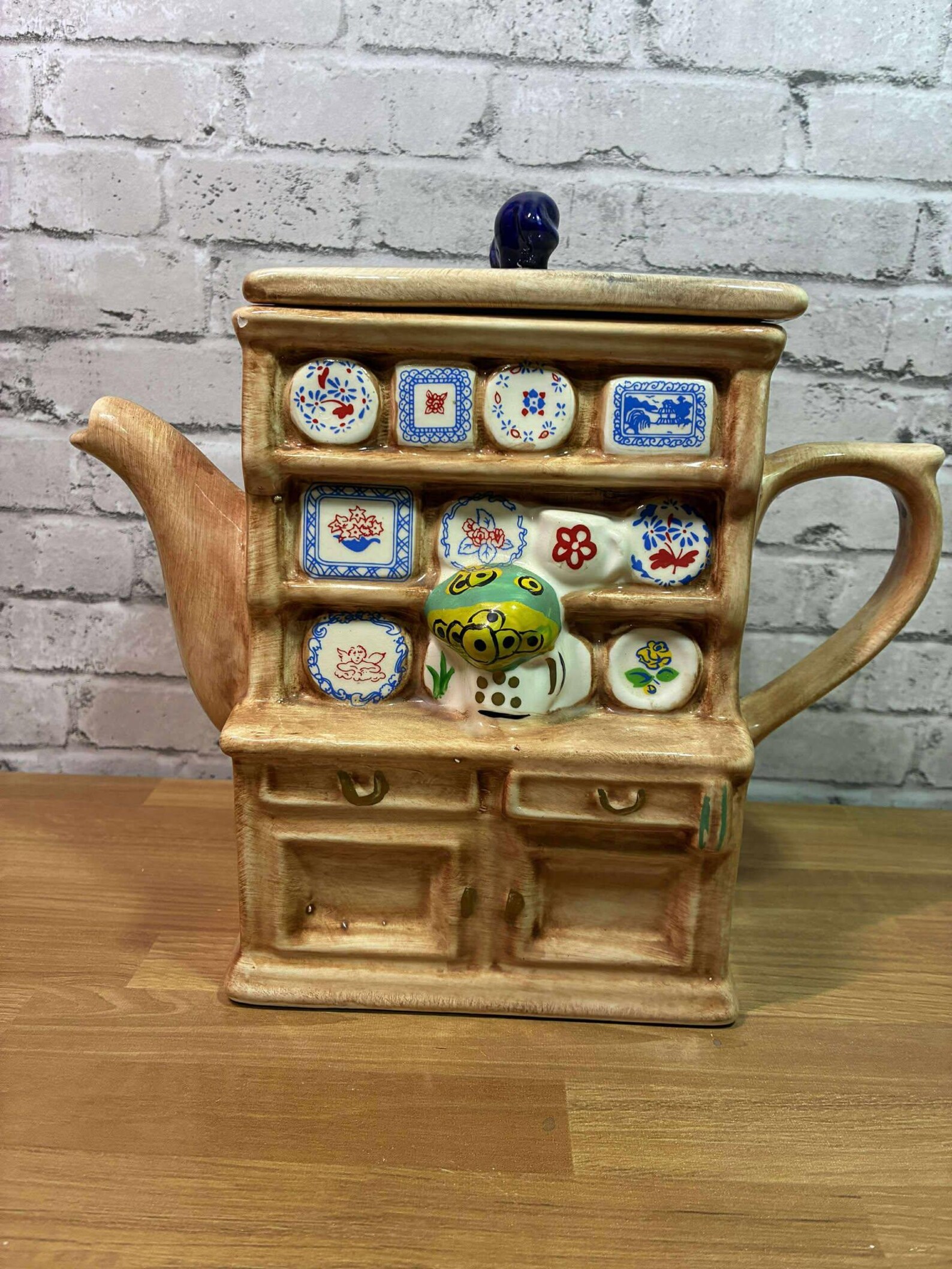 Teapot Welsh Dresser Swineside Pottery Collectible - Etsy