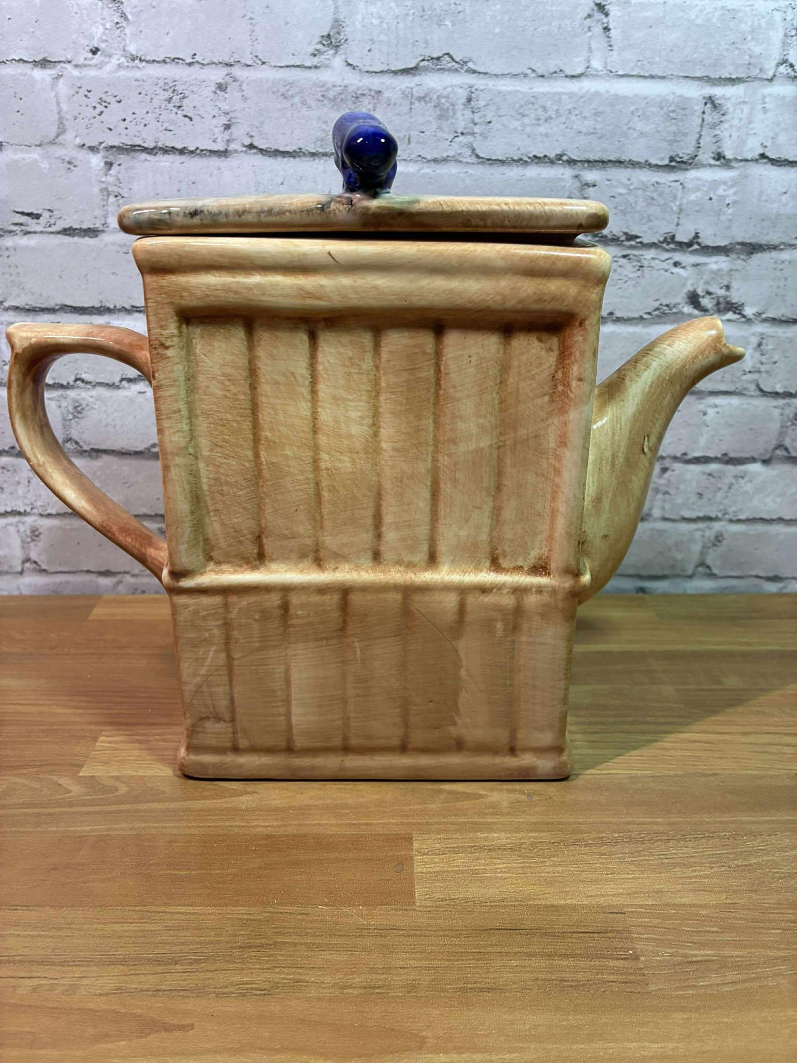 Teapot Welsh Dresser Swineside Pottery Collectible - Etsy