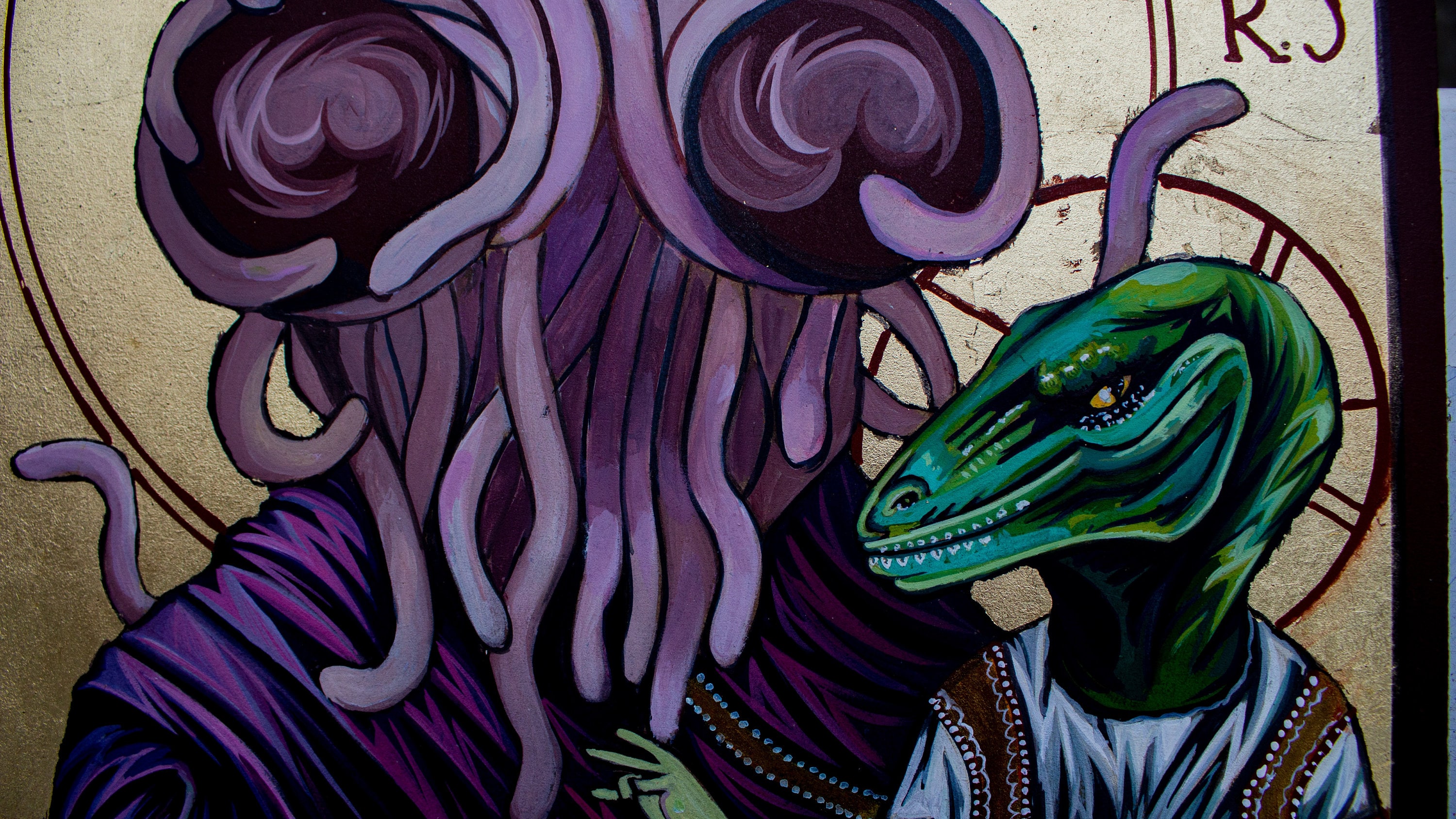 Flying Spaghetti Monster Pastafarian Art / Original Handmade - Etsy