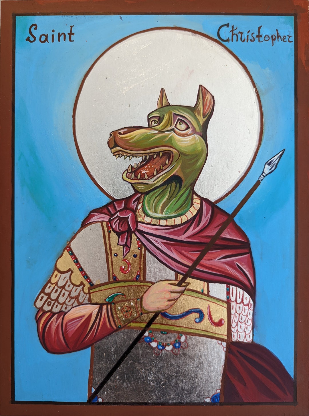 Saint Christopher the Dog Head (cynocephaly) Orthodox Iconography Mount ...