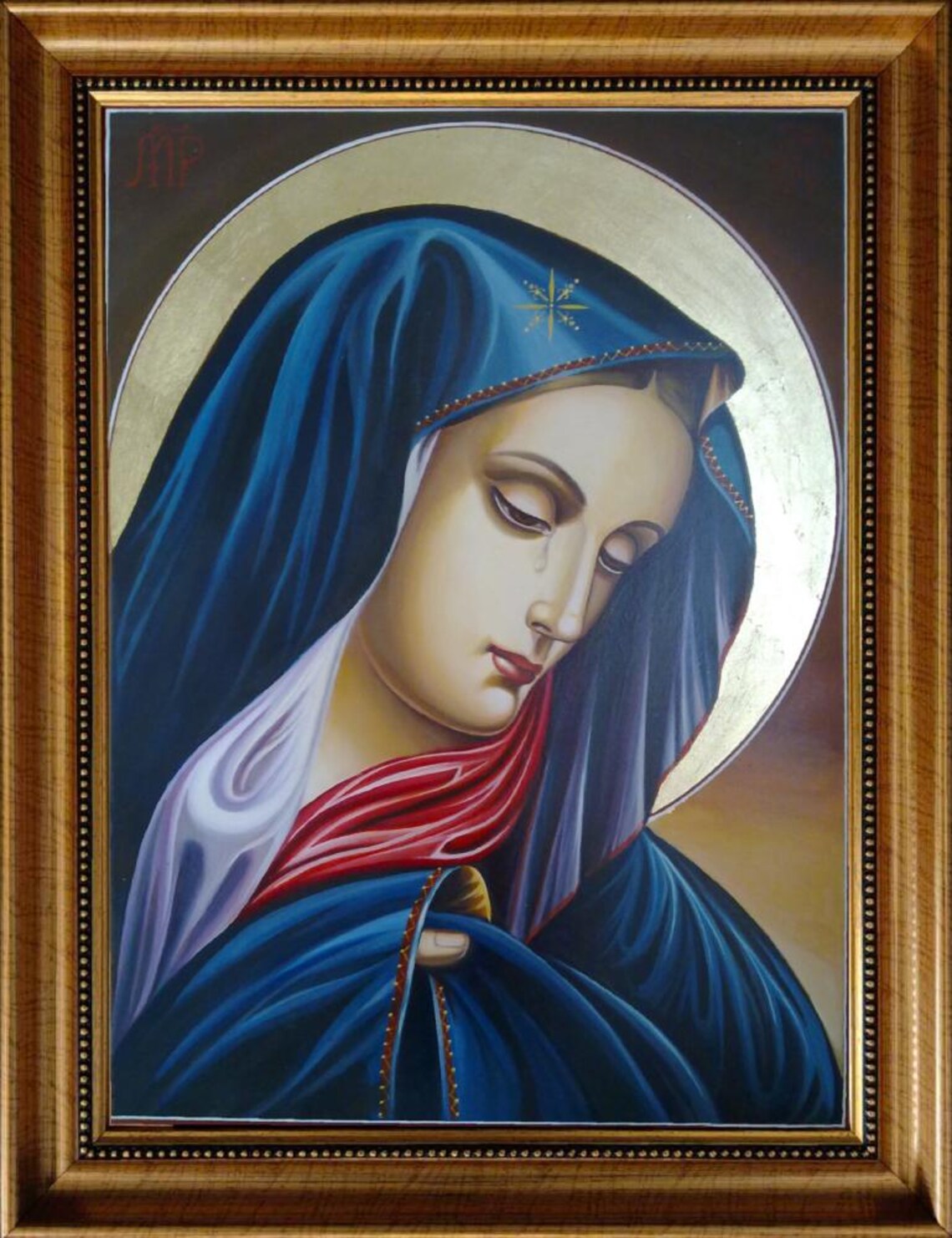 Weeping Virgin Mary Icon: Orthodox Christian Art Print - Etsy