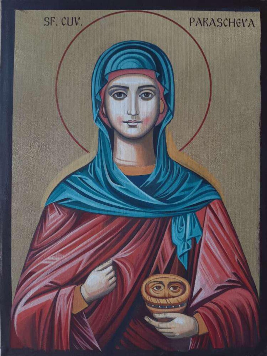 Hand-painted Icon of Saint Paraskeva of Rome - Eastern Orthodox Art - Etsy