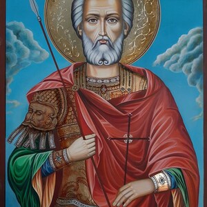Saint Mina / Iconography / Icons / Ikony/ Artcraft/ Catholic / Orthodox ...