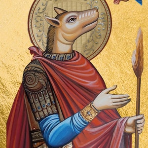 Saint Christopher Dog-head Icon | Handmade Orthodox Byzantine Wood Icon ...