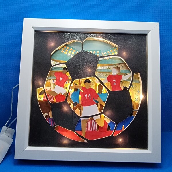 Dallas Cowboy Shadow Box Svg - Etsy