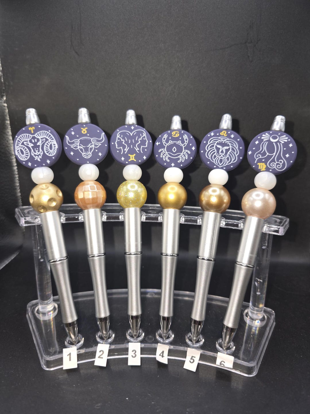 Bead-azzling Custom Creation Astrology Pens - Etsy