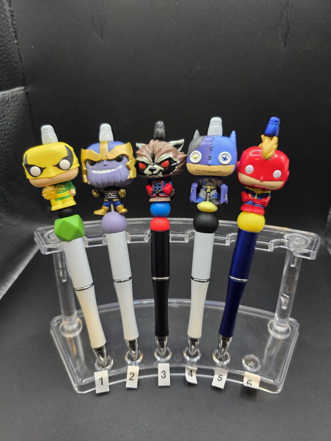 Bead-azzling Custom Creation Bitty Pop Character Pens - Etsy