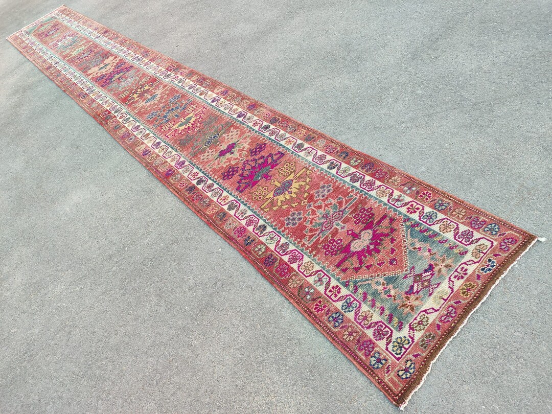 Runner 3x20 Persian Herki Kurdish Runner Rug, Antique Long Runner, 3x20 ...