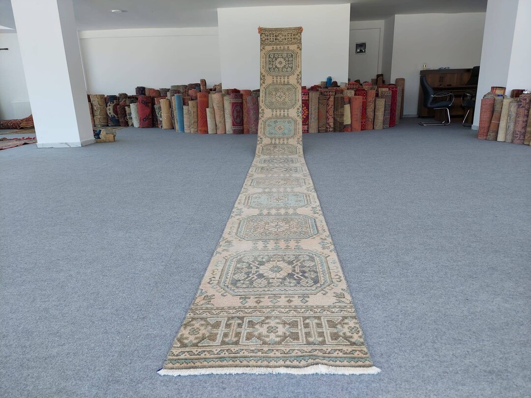 21 22 Ft Turkish Runner, Long Runner, Stair Rug Runner Vintage, 2x21 ...