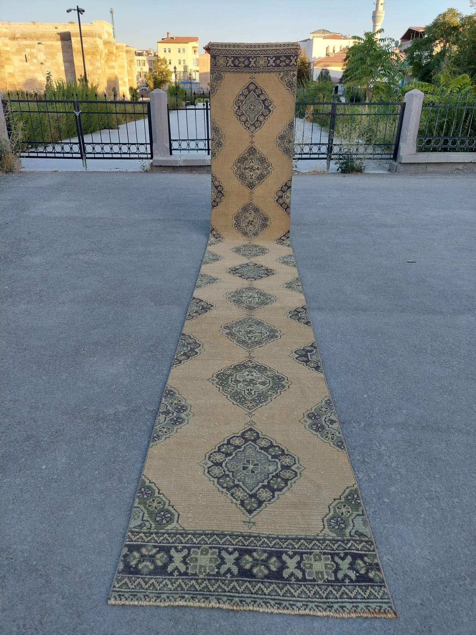 Long Runner 3x18, Stair Runner Turkish, 3x18 Runner, Extra Long Runner ...