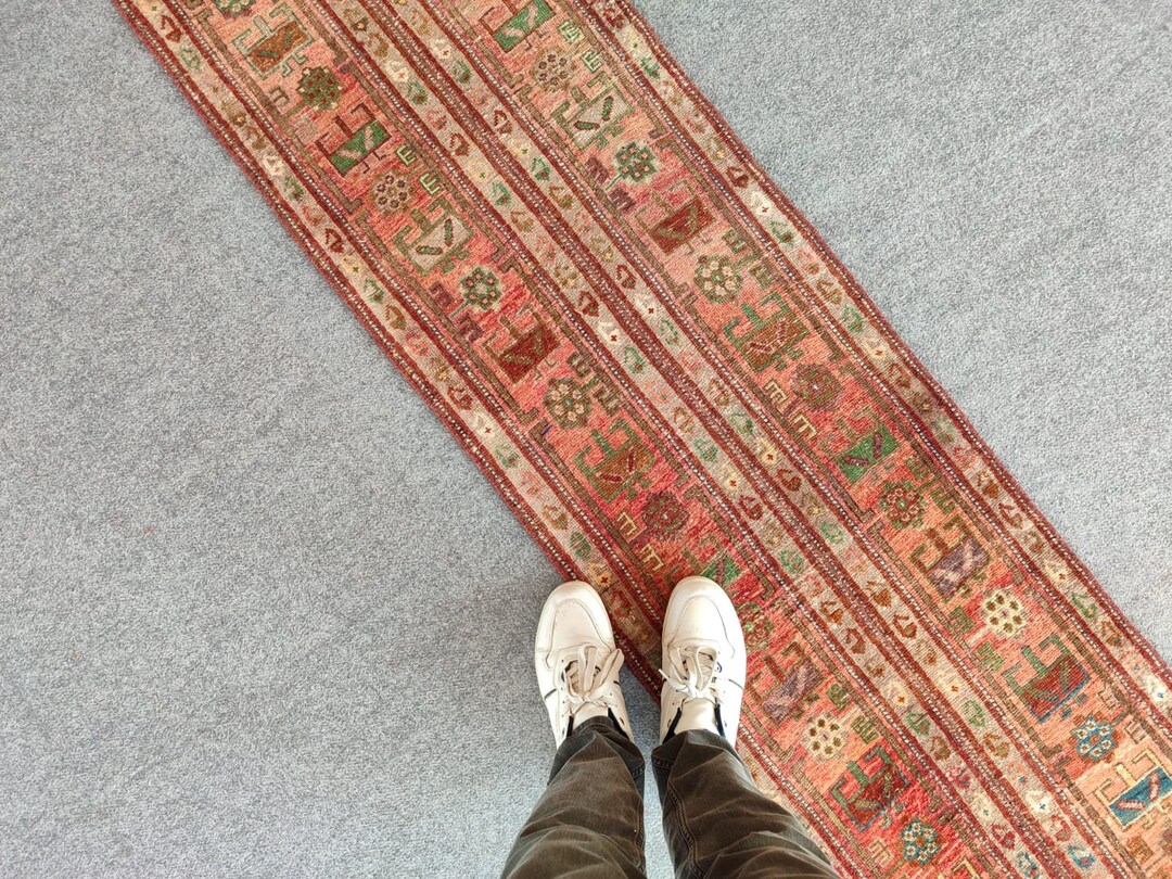 Persian Runner 2x9, Vintage Rug, Narrow Runner, 2x9 Turkish Runner ...