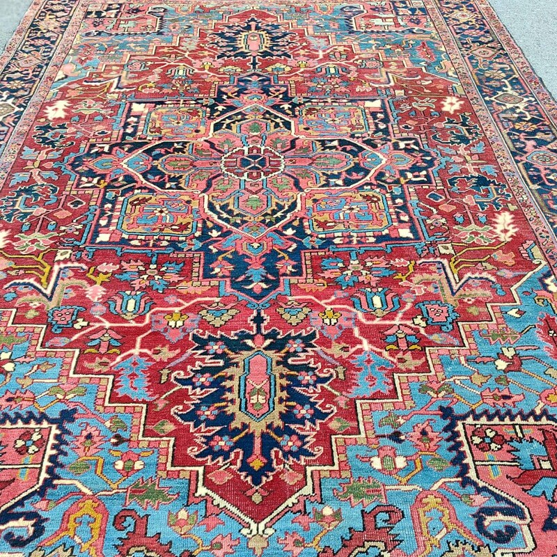 Blue Persian Rug - Etsy
