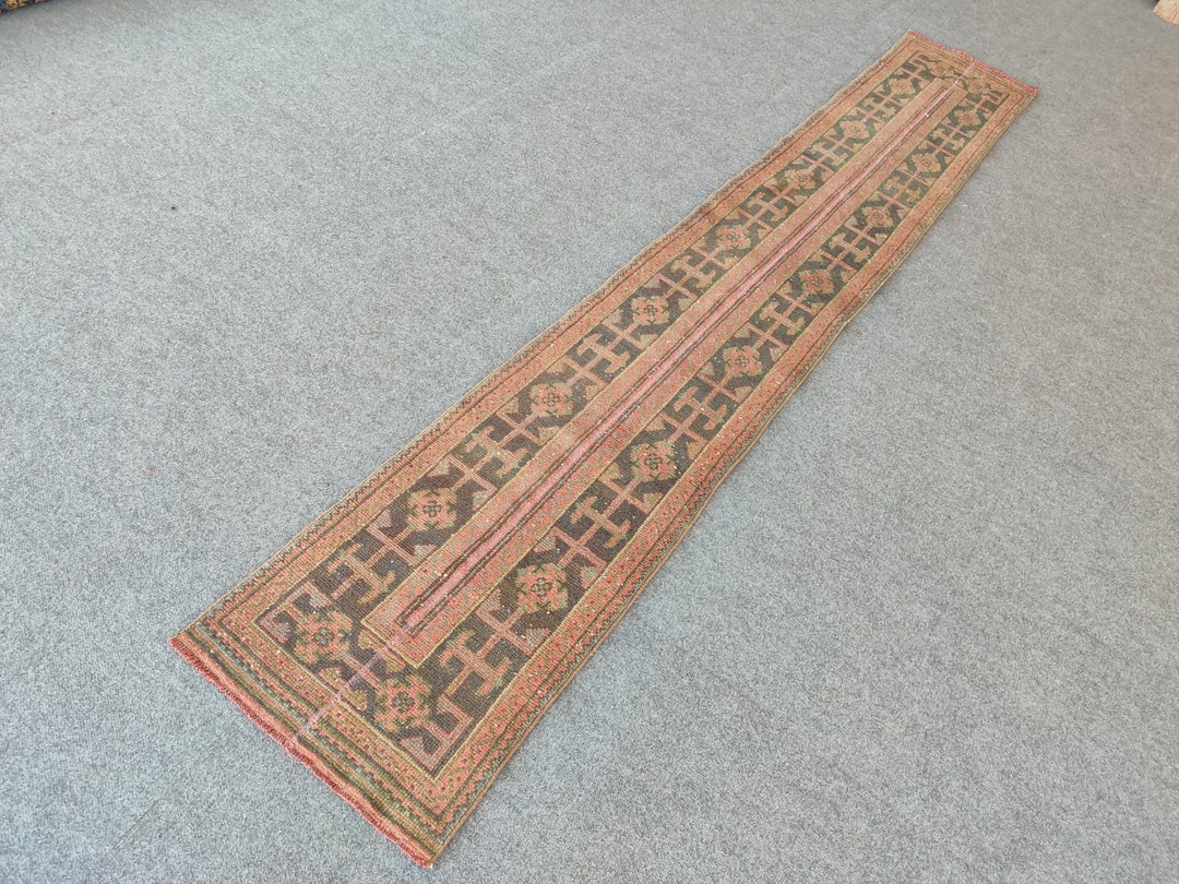 2x12 Runner Neutral, Stair Runner Turkish, Runner 2x12, Oushak Runner ...