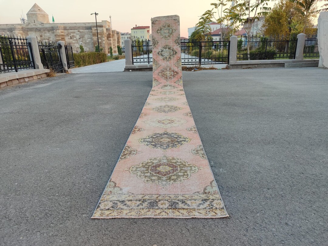 Rug Runner 2x22 Long Turkish Runner, Neutral Stair Hallway Rug, Extra ...