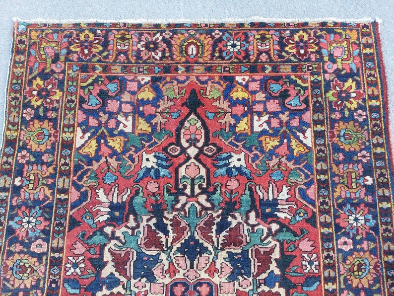 4x6 Persian Rug Vintage, Caucasian Rug, Persian Carpet, Antique Rug ...