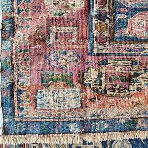 Antique Caucasian Soumak Rug, 1800s Antiques Piece Items, Azerbaijan ...