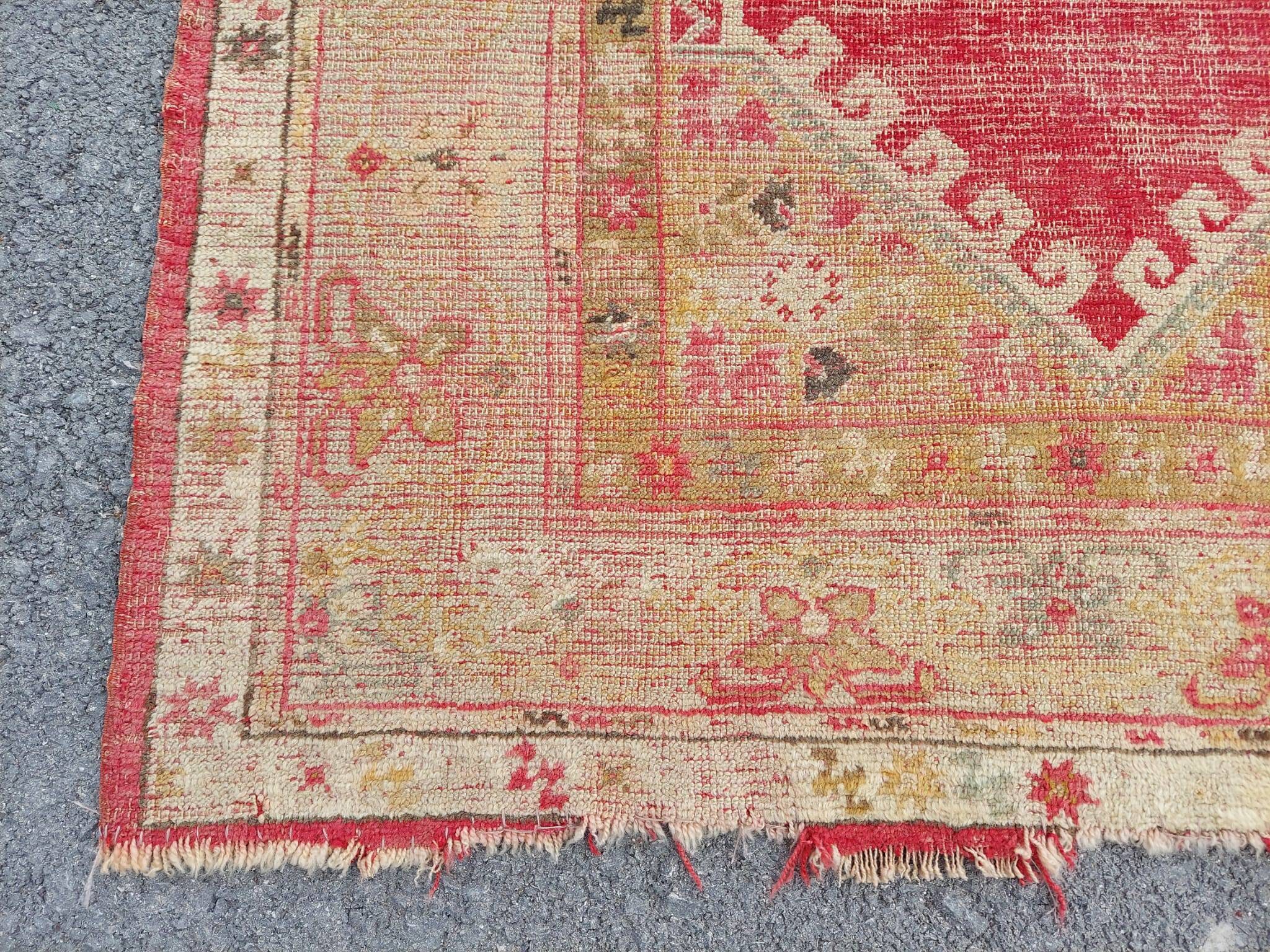 4x6 1800s Antique Rug Turkish Handmade Rug for Living Room - Etsy