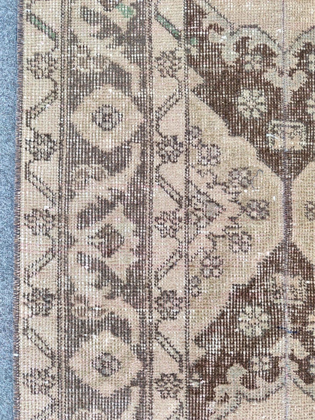 Runner 2x12, Turkish Rug Runner 12 Ft, Neutral Stair Hallway Rug ...