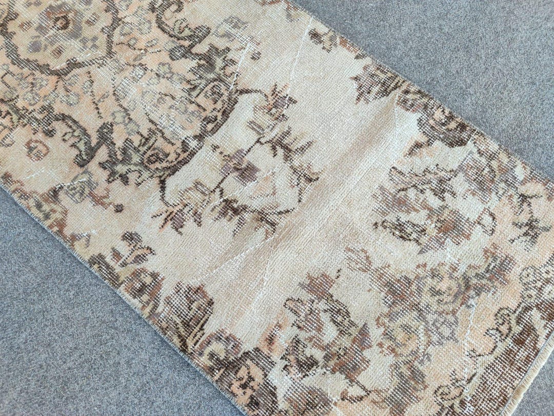 Rug Runner 2x6, Turkish Runner 6ft, Neutral Small Runner Carpet, 2x6 ...