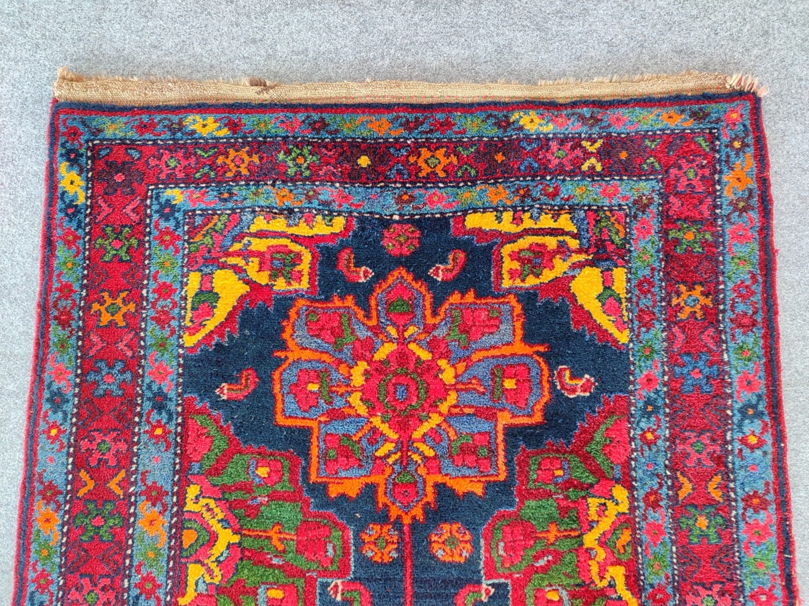 Persian Rug 4x6, Antique Rug, Heriz Rug, 4x6 Vintage Rug, Caucasian Rug ...