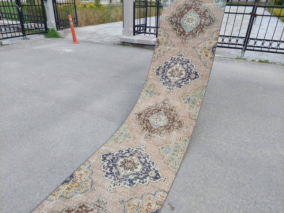 22 23 Runner Turkish, Long Stair Runner, 2x22 2x23 Runner Rug Vintage ...
