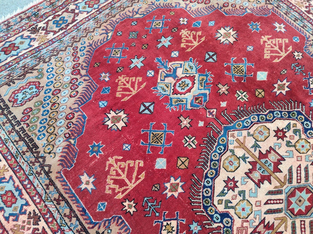 Persian Shiraz Rug 7x10, Large Antique Oriental Rug, Rugs, Traditional ...