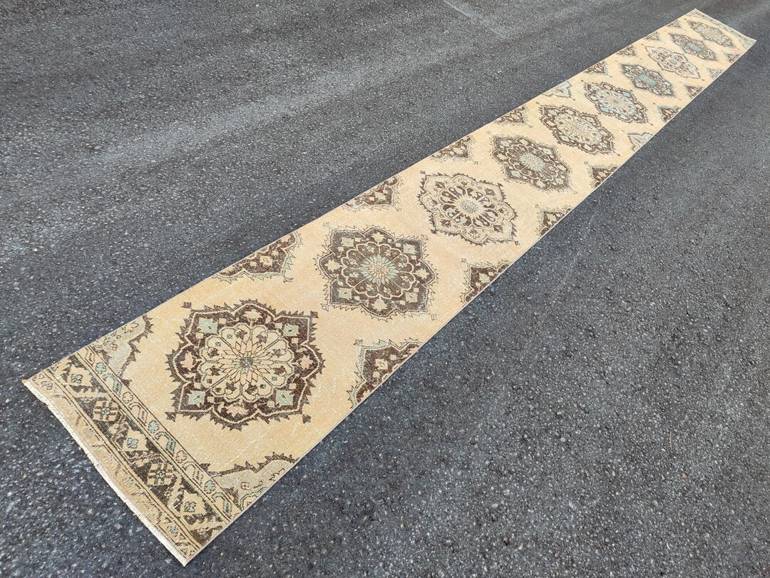 Soft Vintage Runner 2x17, Persian Long Rug, 2x17 Hallway Runner Rug ...