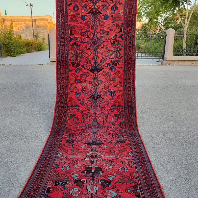 Red Rug Runner - Etsy