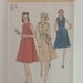 Simplicity 6337 - 70s Sleeveless Tent Dress W-square Armholes, Front ...