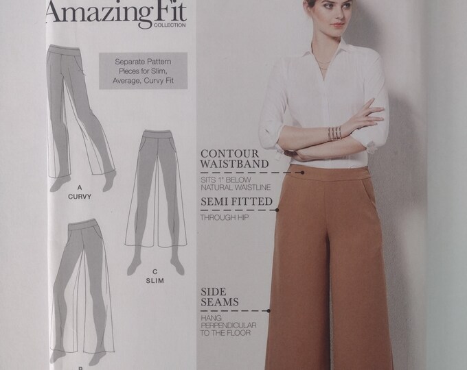 Simplicity 1017 - Custom Fit Pants Pattern W-leg Width Variations ...