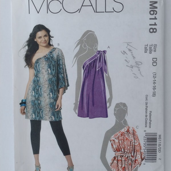 Paper One Shoulder Dress Pattern - Etsy