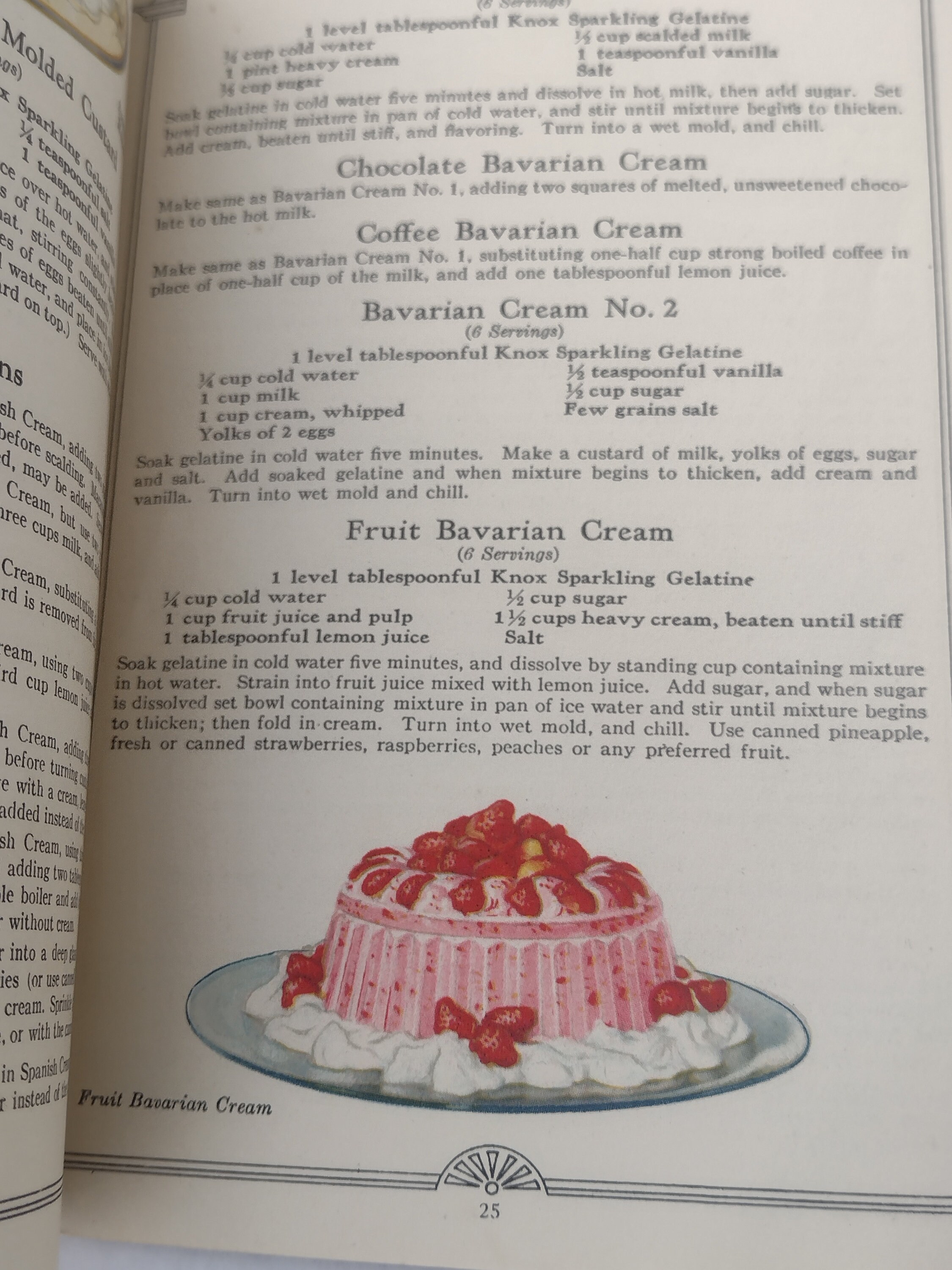 1927 Knox Gelatine Recipe Booklet Original Vintage Hardcopy dainty ...