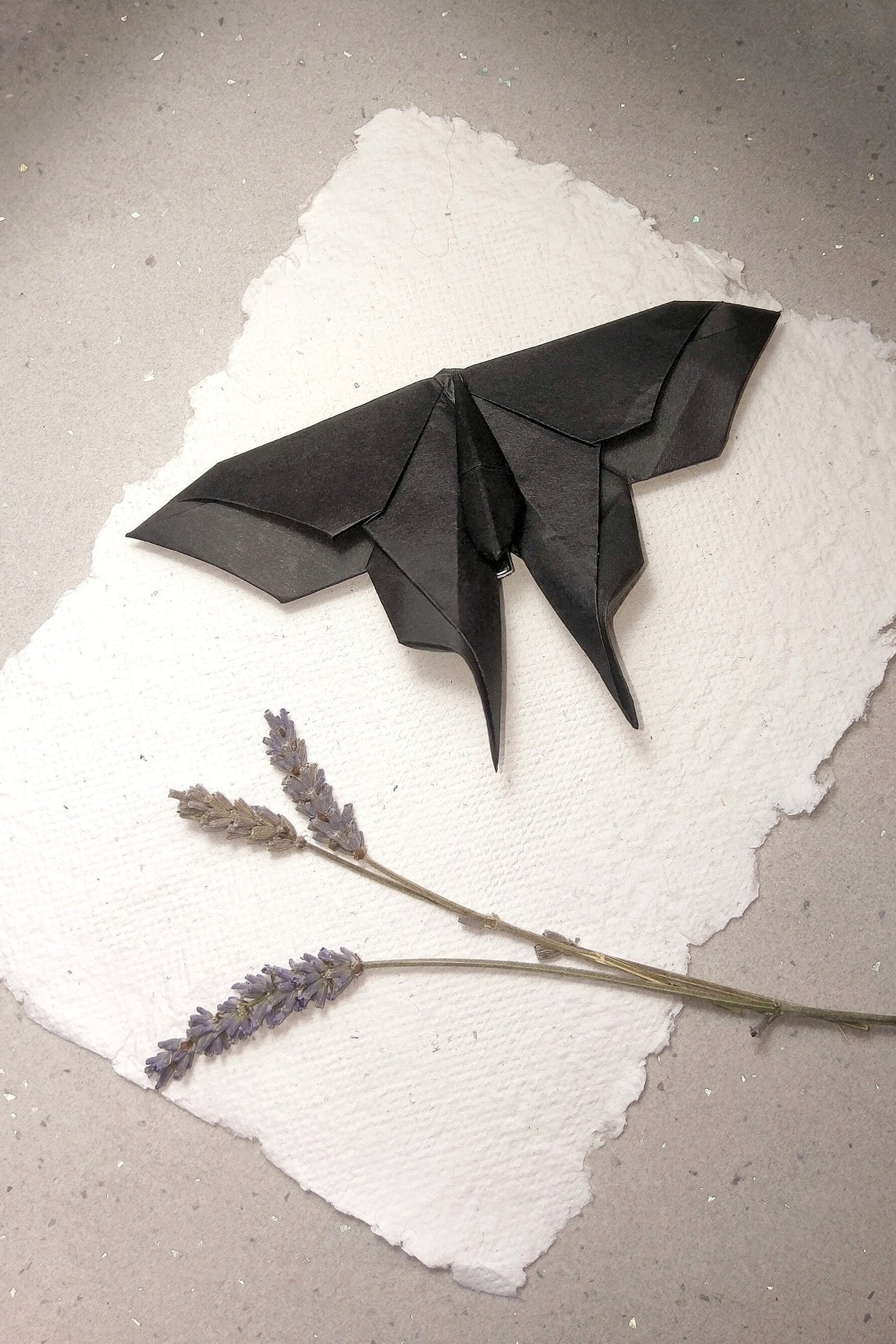 Origami Butterfly Paper Moth on Hair Clip, Handmade Decorative ...