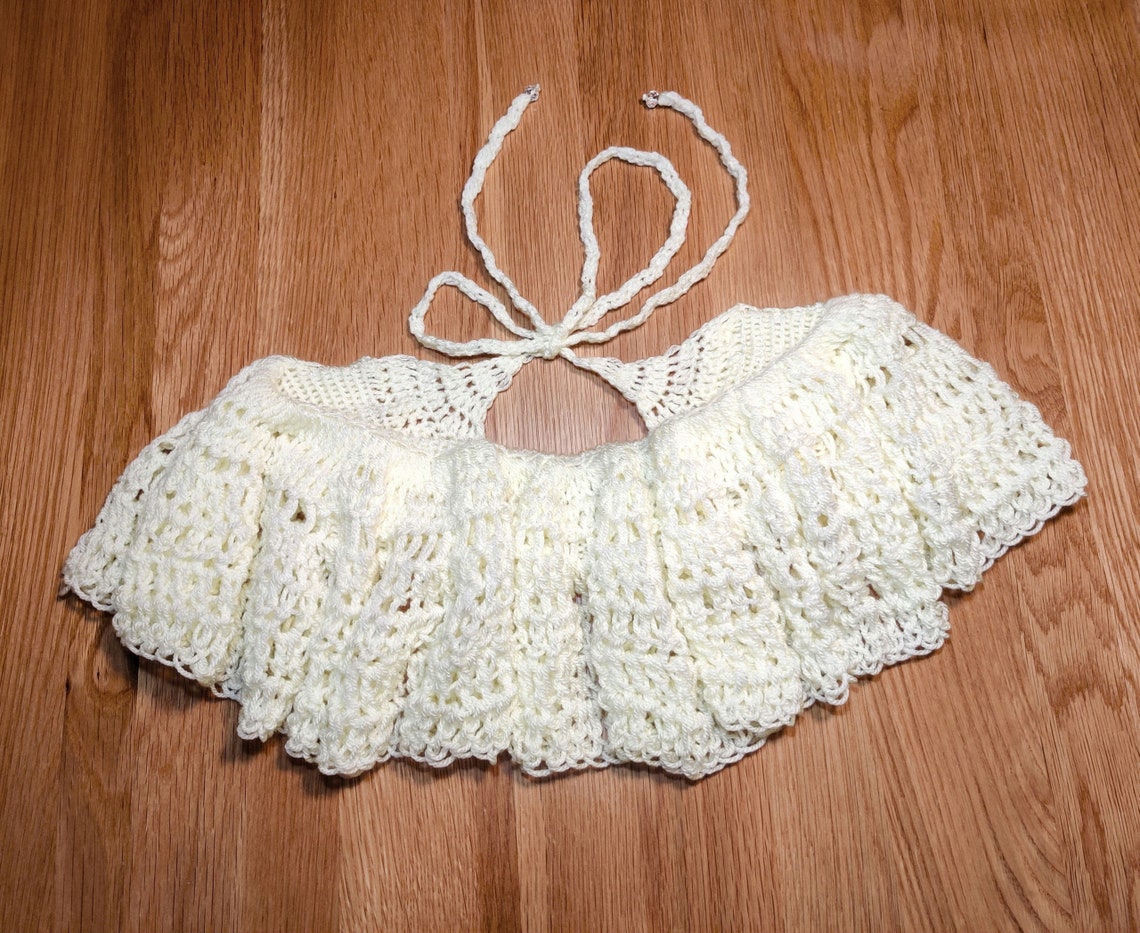 Crochet Top, 2 Ways to Wear, Bandeau Bra and Halter Neck, Custom Colour ...