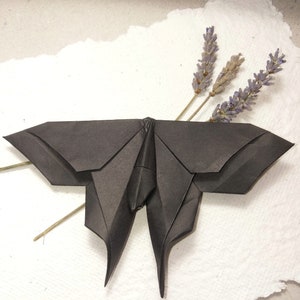 Origami Butterfly Paper Moth on Hair Clip, Handmade Decorative ...