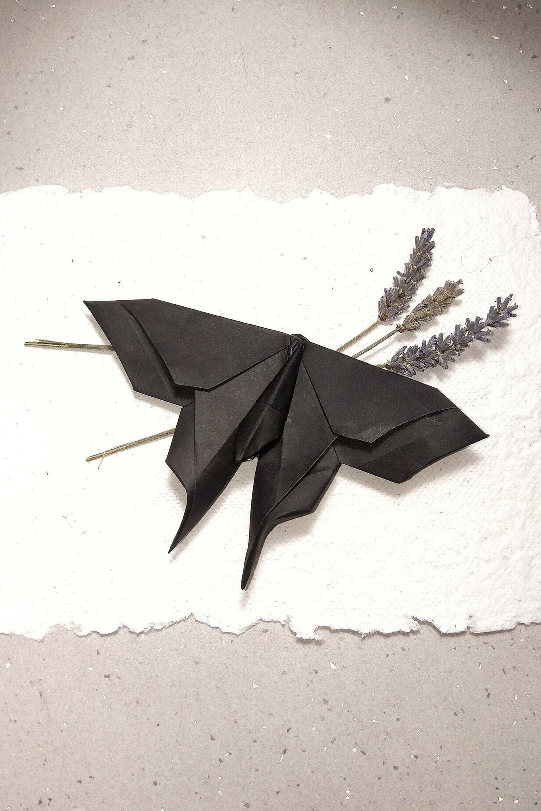 Origami Butterfly Paper Moth on Hair Clip, Handmade Decorative ...