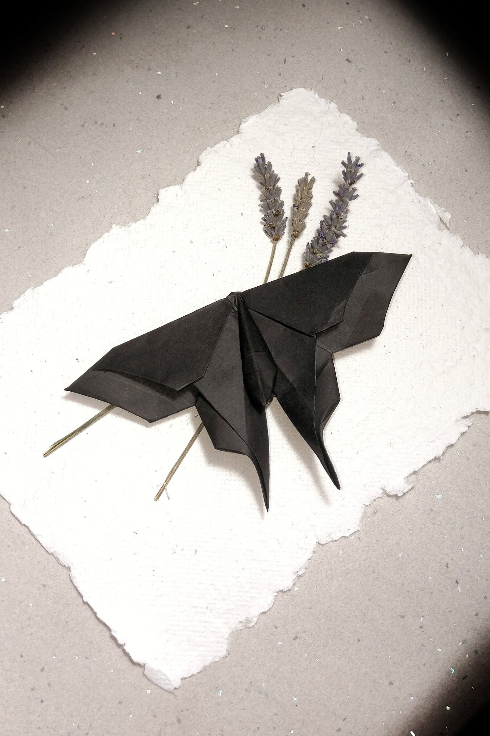 Origami Butterfly Paper Moth on Hair Clip, Handmade Decorative ...