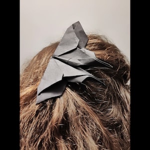 Origami Butterfly Paper Moth on Hair Clip, Handmade Decorative ...