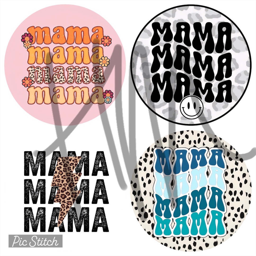 Mama Cardstock Bundle, Cardstock Image for Freshies, Digital Cardstock ...