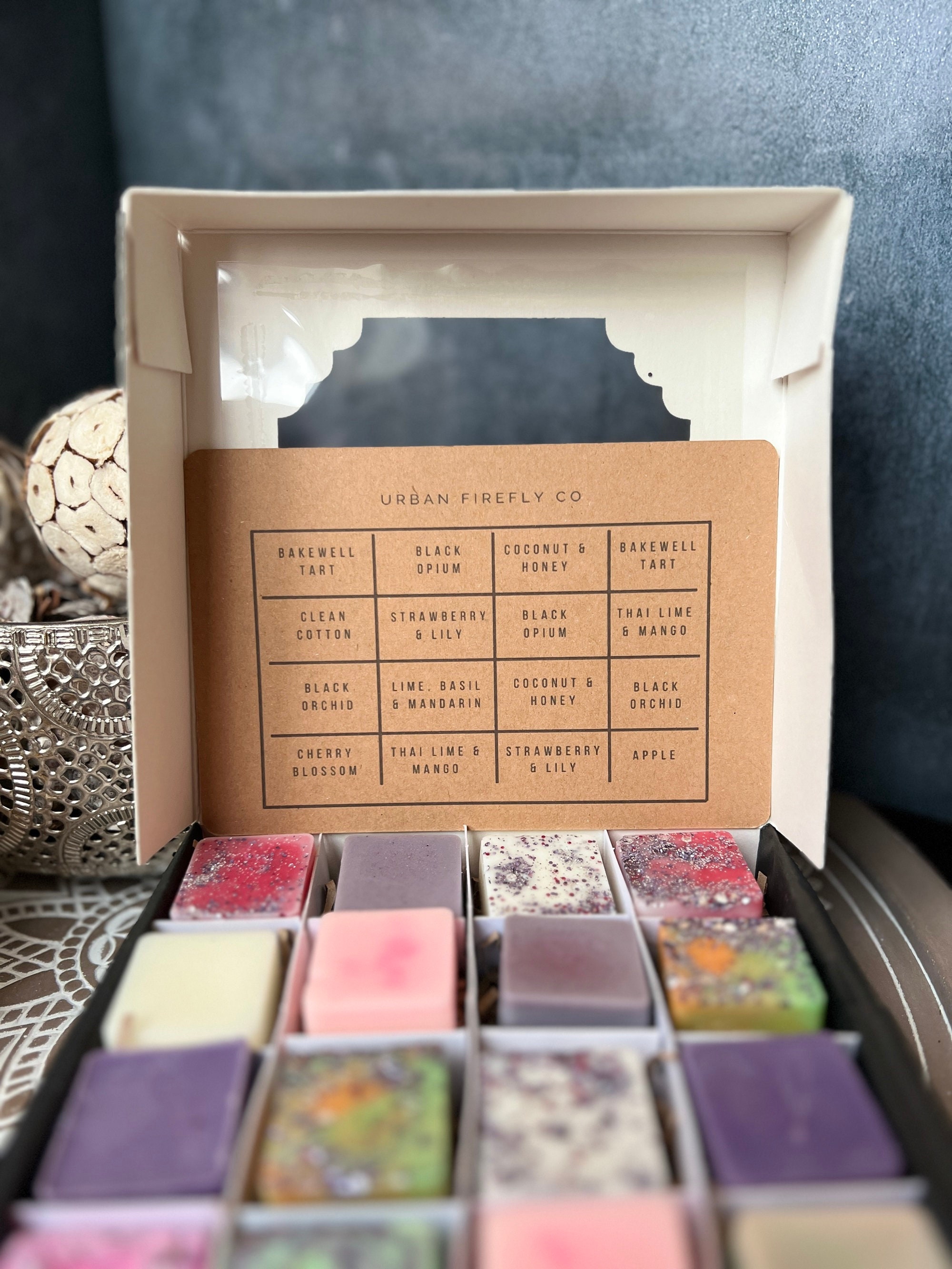 100% Handmade Soy Wax Melt Gift Box, Scented Wax Melts, Gift Idea ...