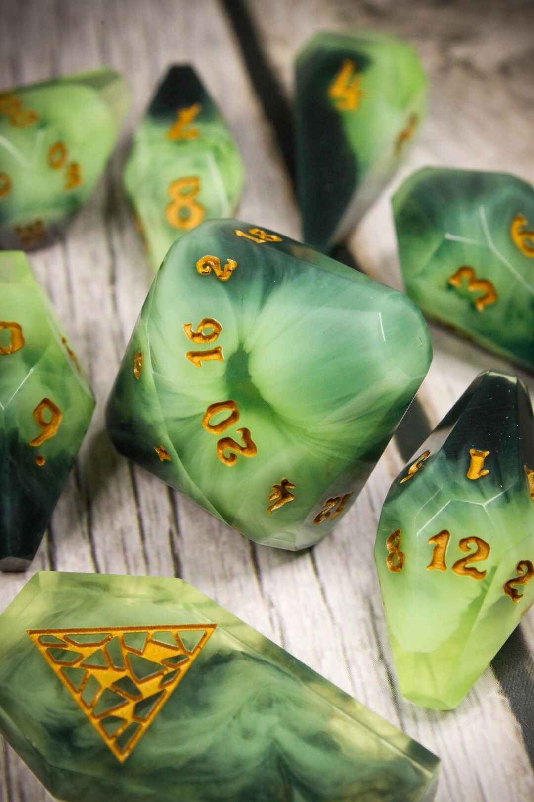 Goosebumps Dice Set / Sharp Edge Dice / Dice for Dungeons and Dragons ...