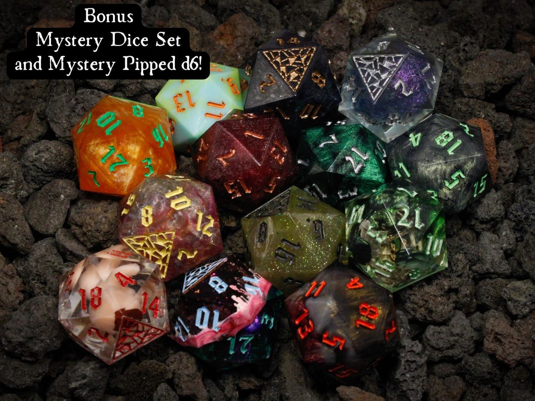 13 Ghosts D20 Bundle / Sharp Edge Dice / Dice for Dungeons and Dragons ...