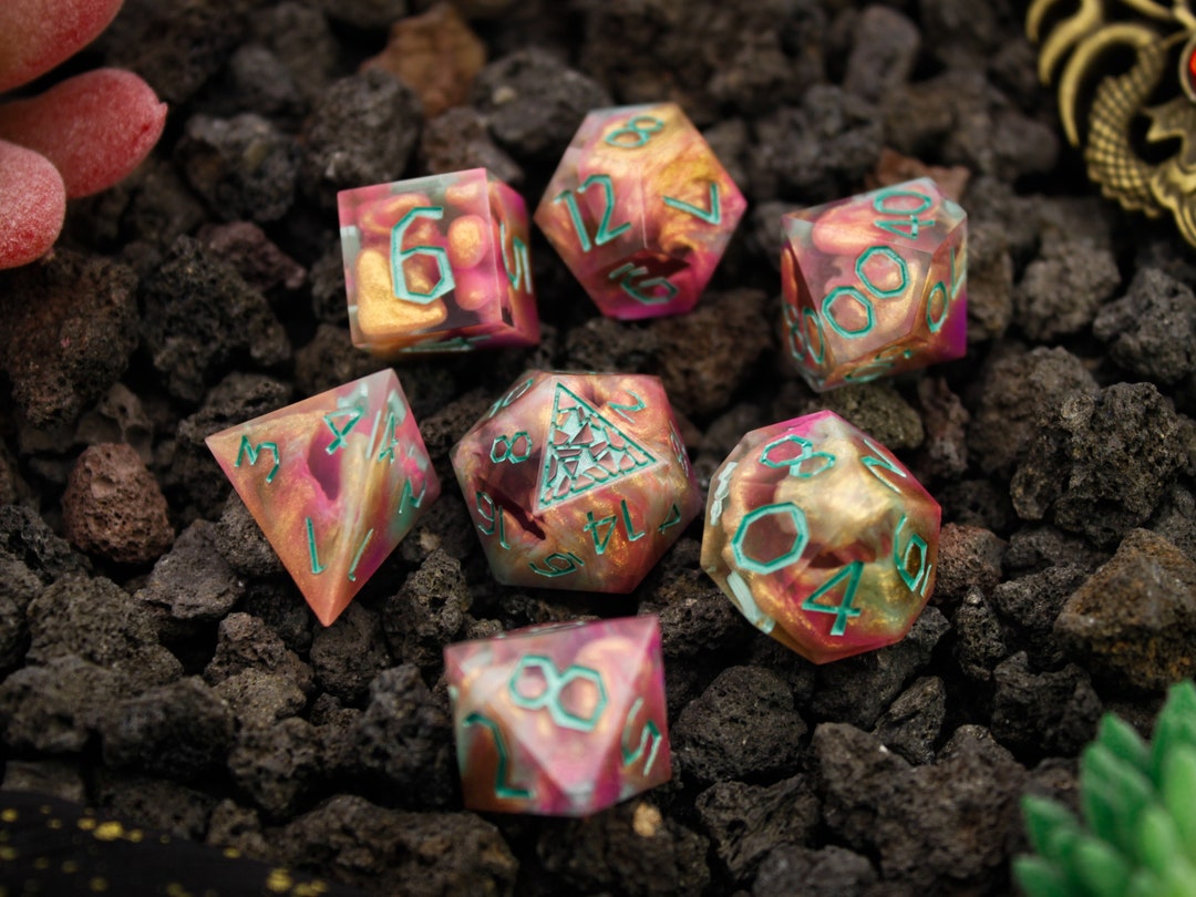 Booyahg Dice Set / Sharp Edge Dice / Dice for Dungeons and Dragons ...