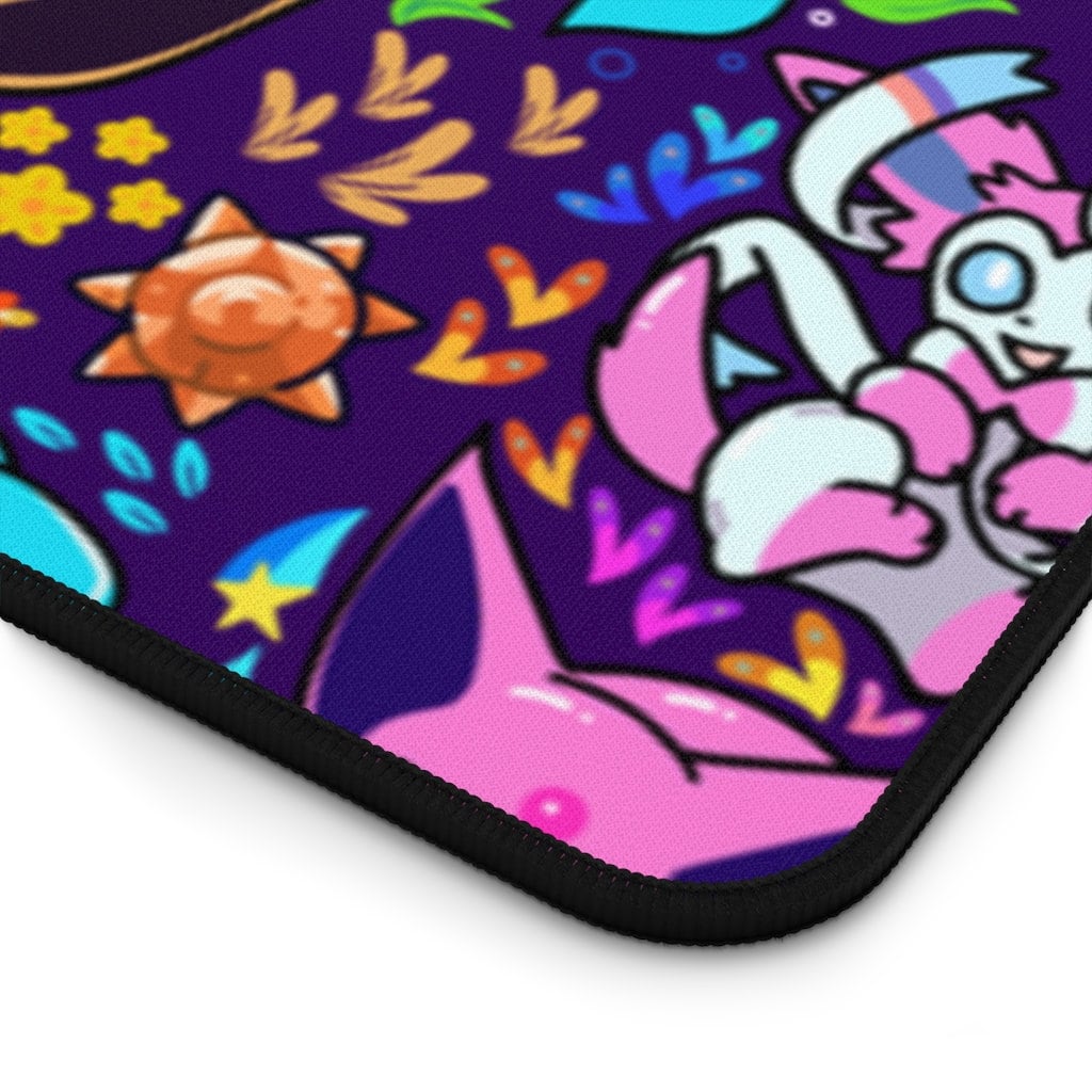 Eeveelution Anime Desk Mat | Mouse Pad | Eevee, Vaporeon, Jolteon sold ...